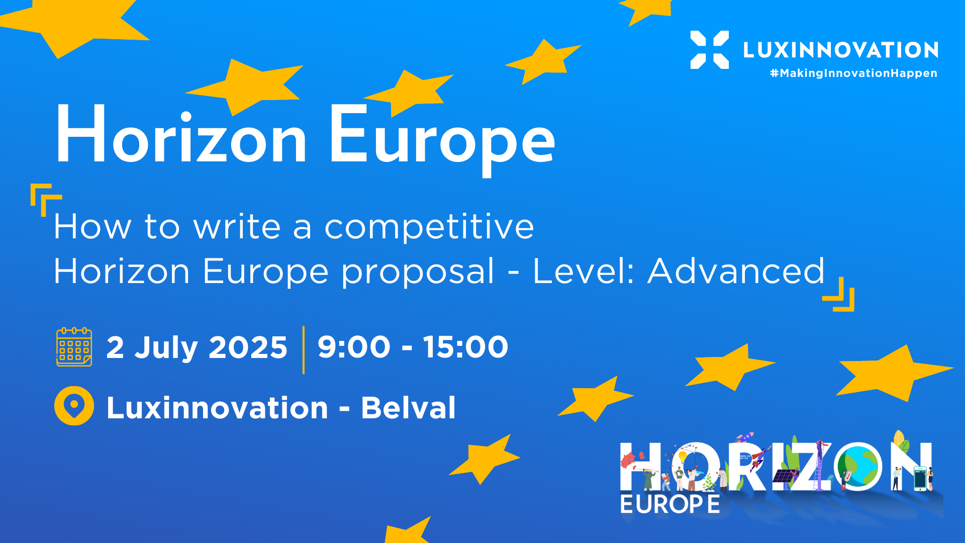 How to write a competitive Horizon Europe proposal – Level: Advanced