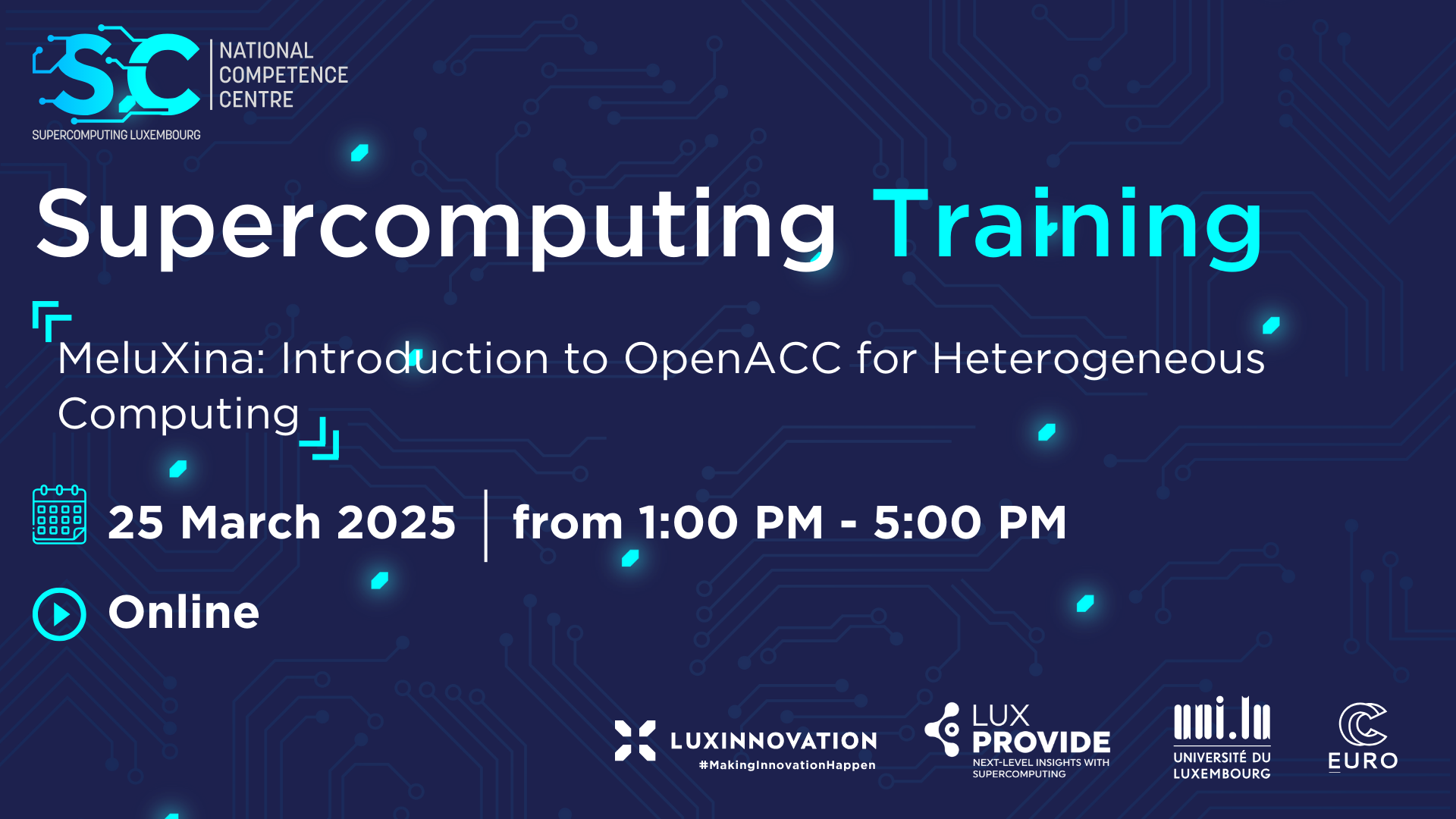 MeluXina: Introduction to OpenACC for Heterogeneous Computing