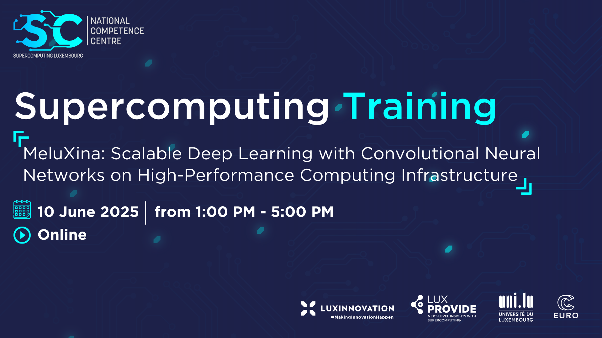 MeluXina: Convolutional Neural Networks & HPC