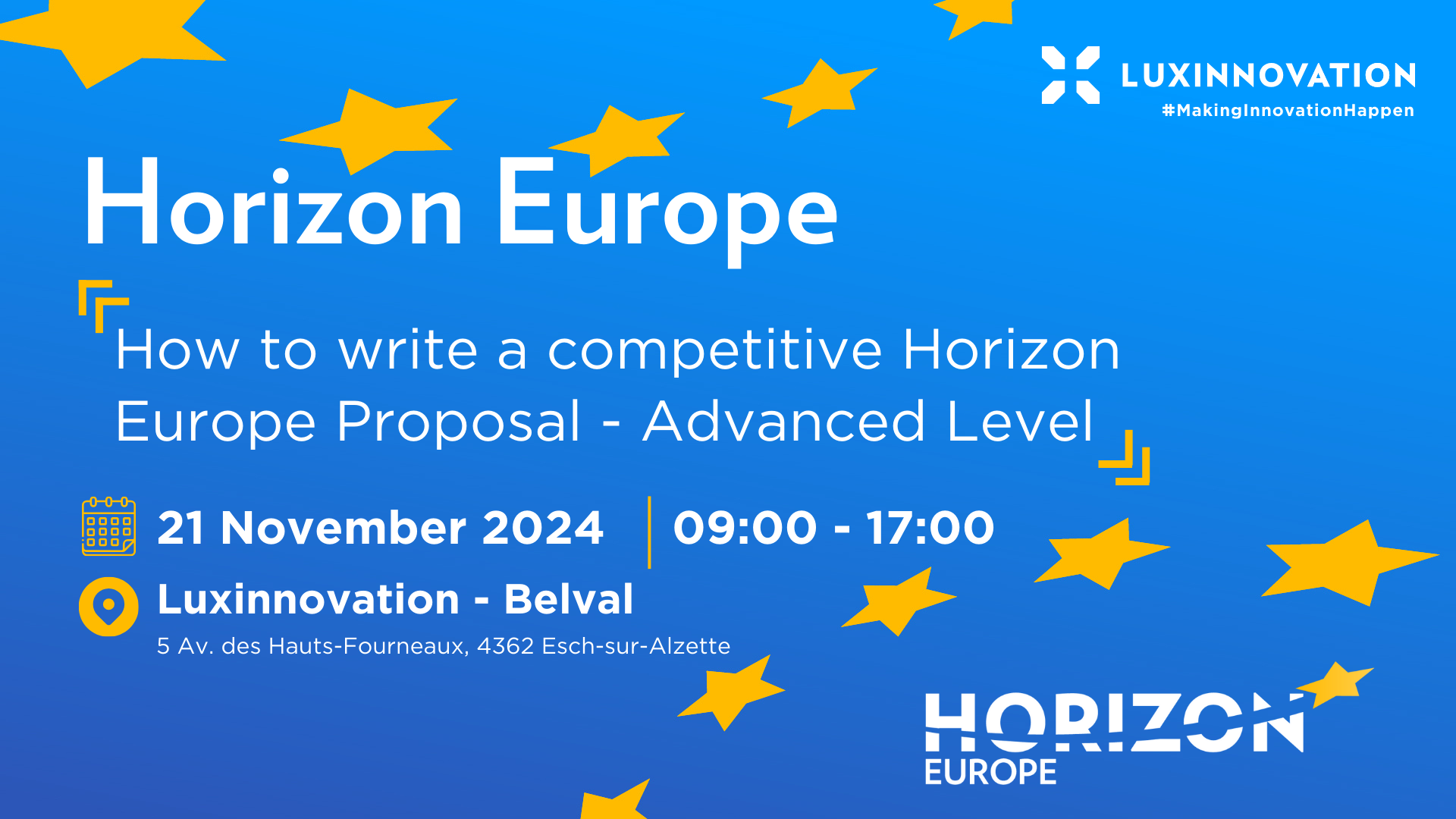 How to write a competitive Horizon Europe Proposal - Advanced Level