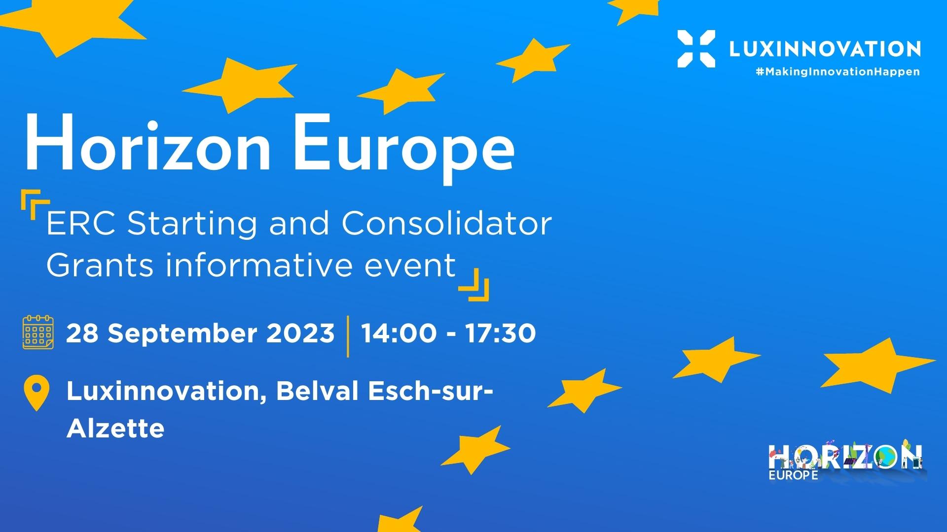 ERC Starting and Consolidator Grants informative event